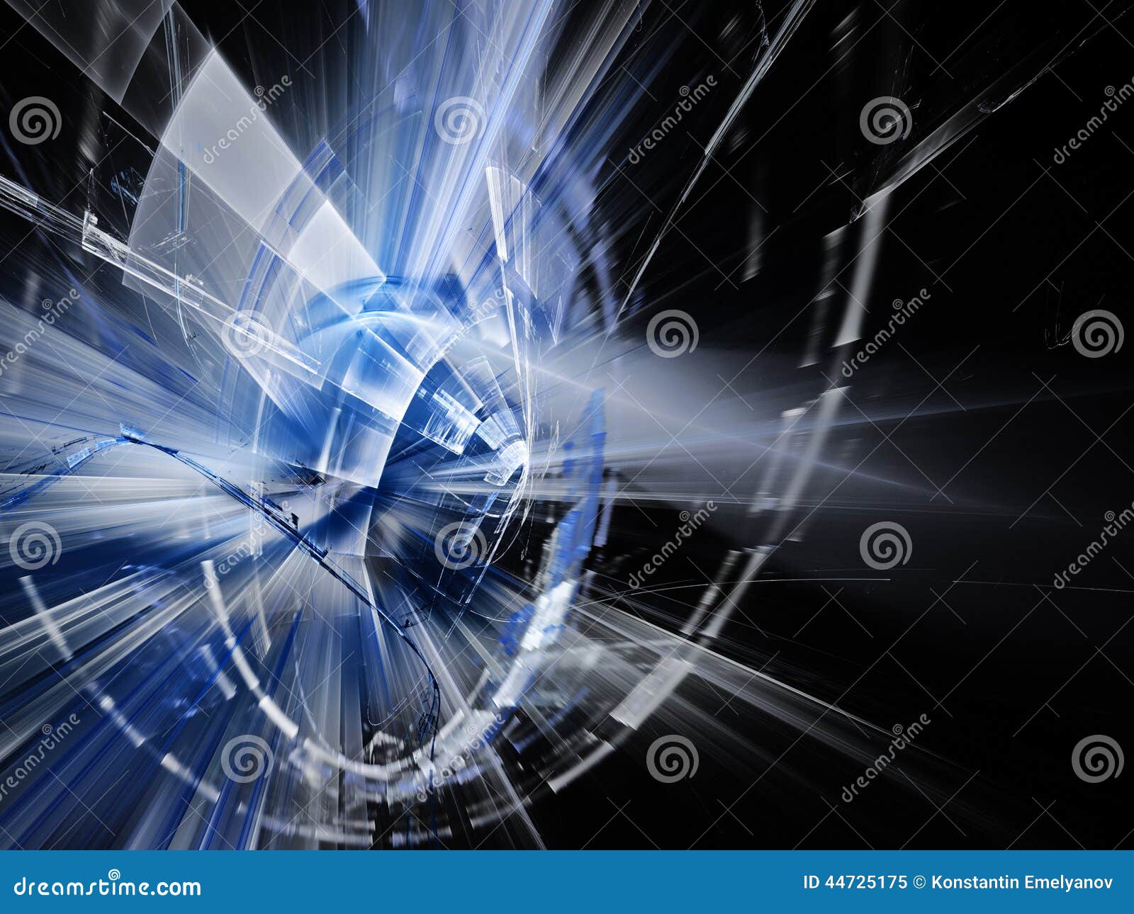Blue explosion stock illustration. Illustration of blank - 44725175