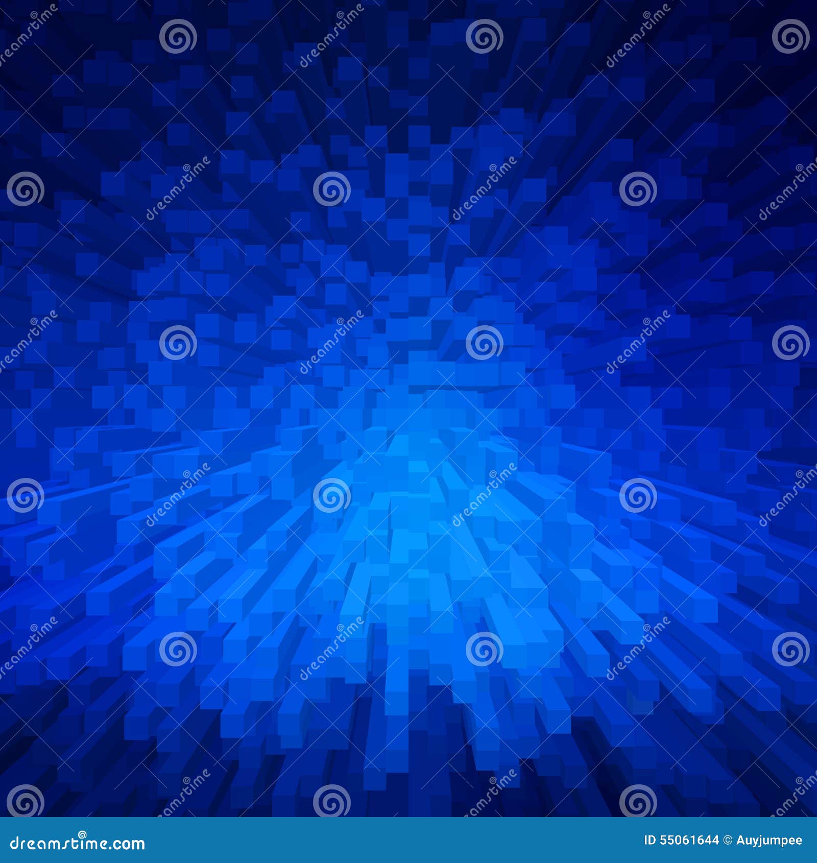 Blue Extrude Geometric Abstract Background for Technology Stock ...