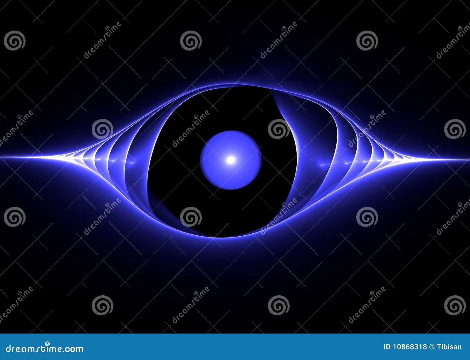 Blue Eye stock illustration. Illustration of mauve, digital - 10868318