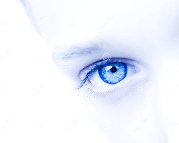 Blue eye stock photo. Image of crystal, glare, clear, adult - 1087656