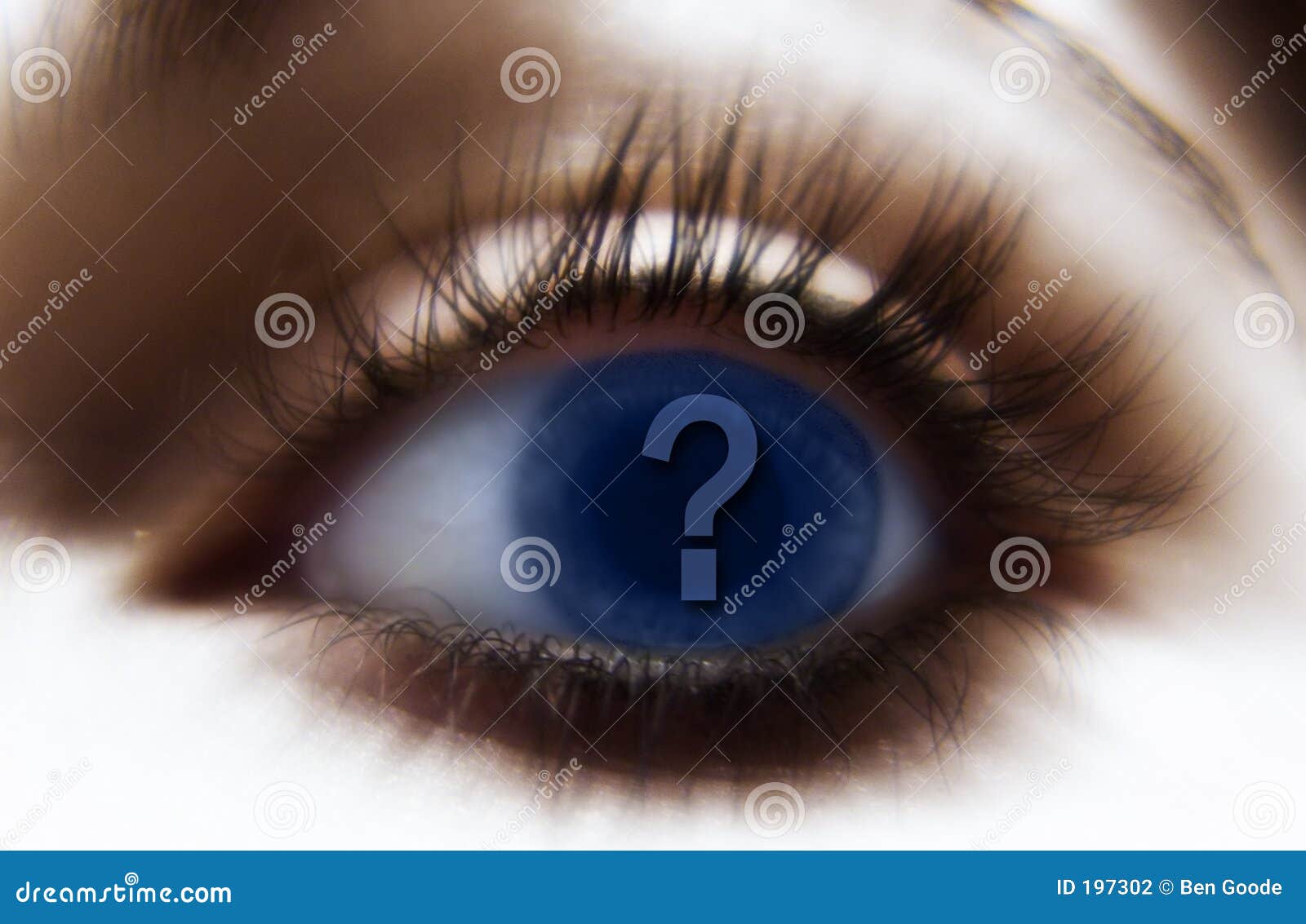 Blue Eye ? stock illustration. Illustration of body, lash - 197302