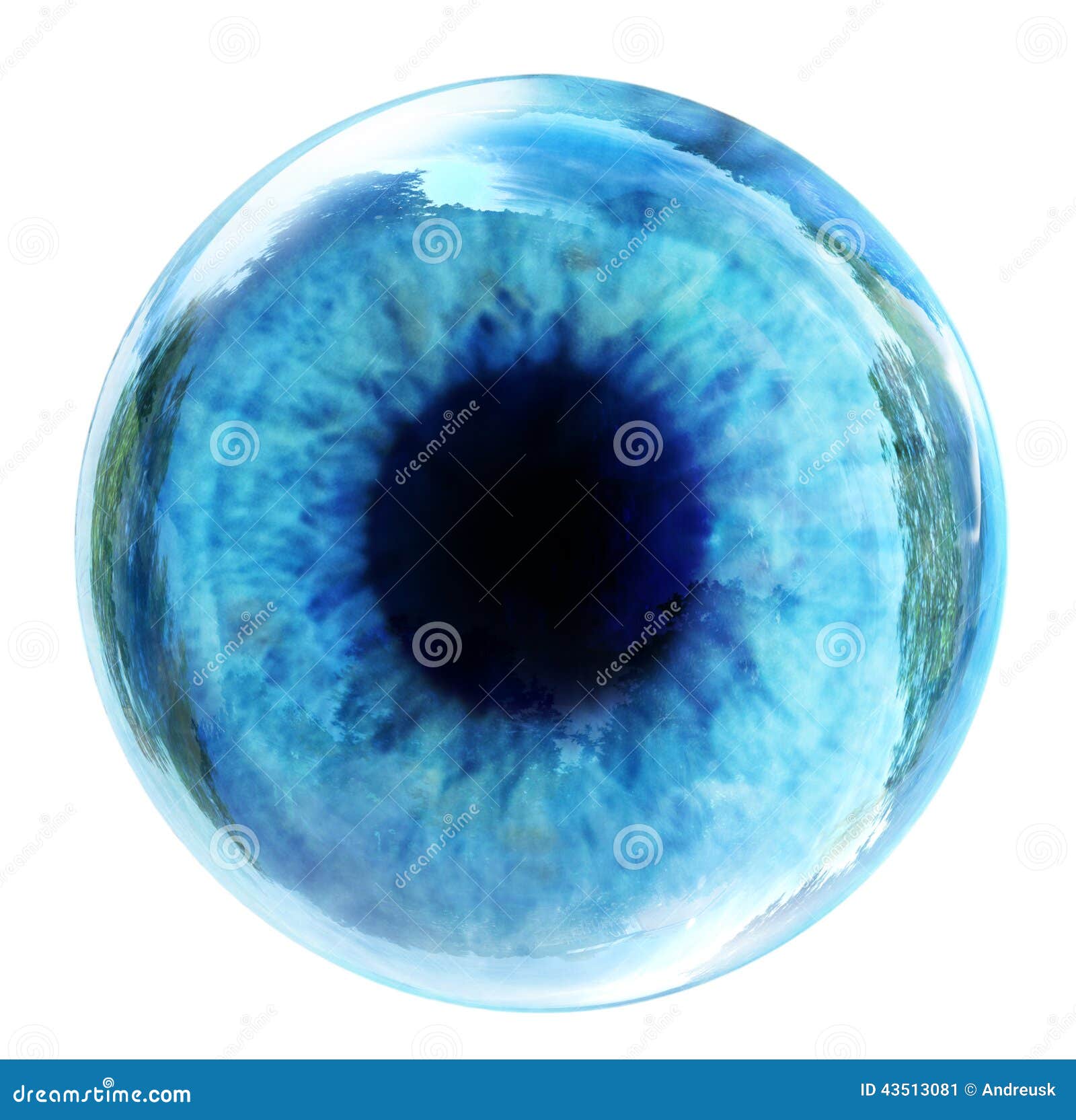 Blue eye stock image. Image of crystal, color, transparent - 43513081