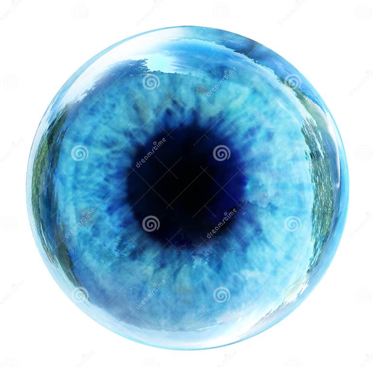Blue eye stock image. Image of crystal, color, transparent - 43513081