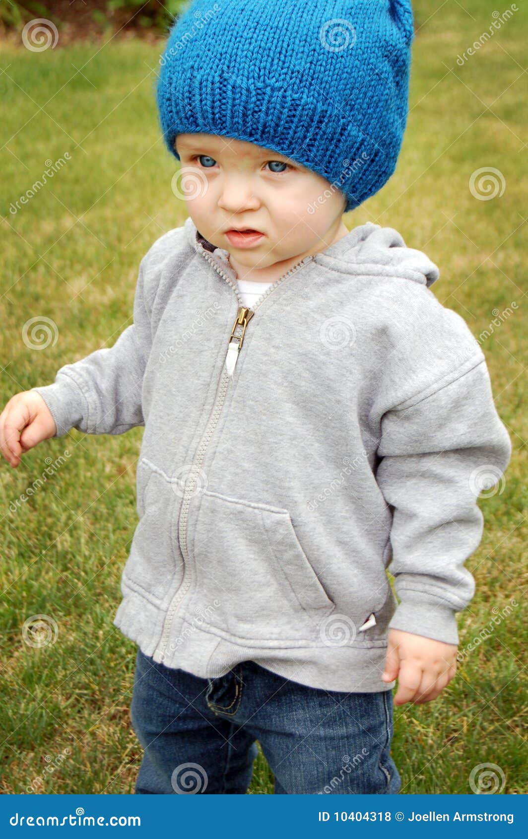 Blue Eyed Boy stock photo. Image of cute, grass, innocent - 10404318