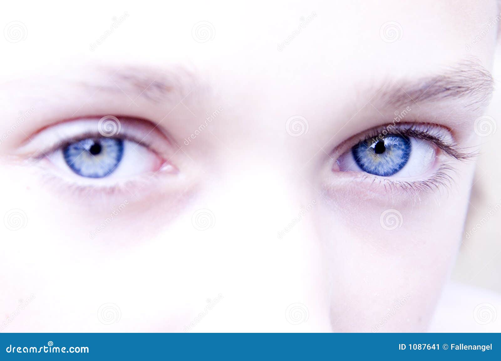 Blue eyes stock image. Image of dream, beautiful, close - 1087641