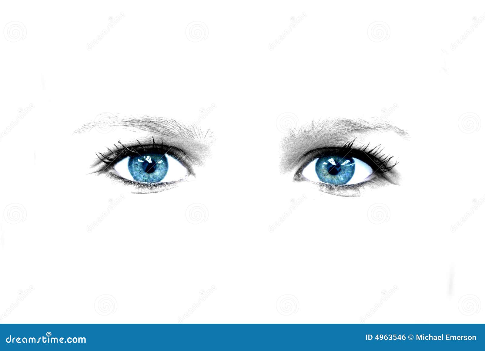 Blue eyes abstract stock illustration. Illustration of stare - 4963546