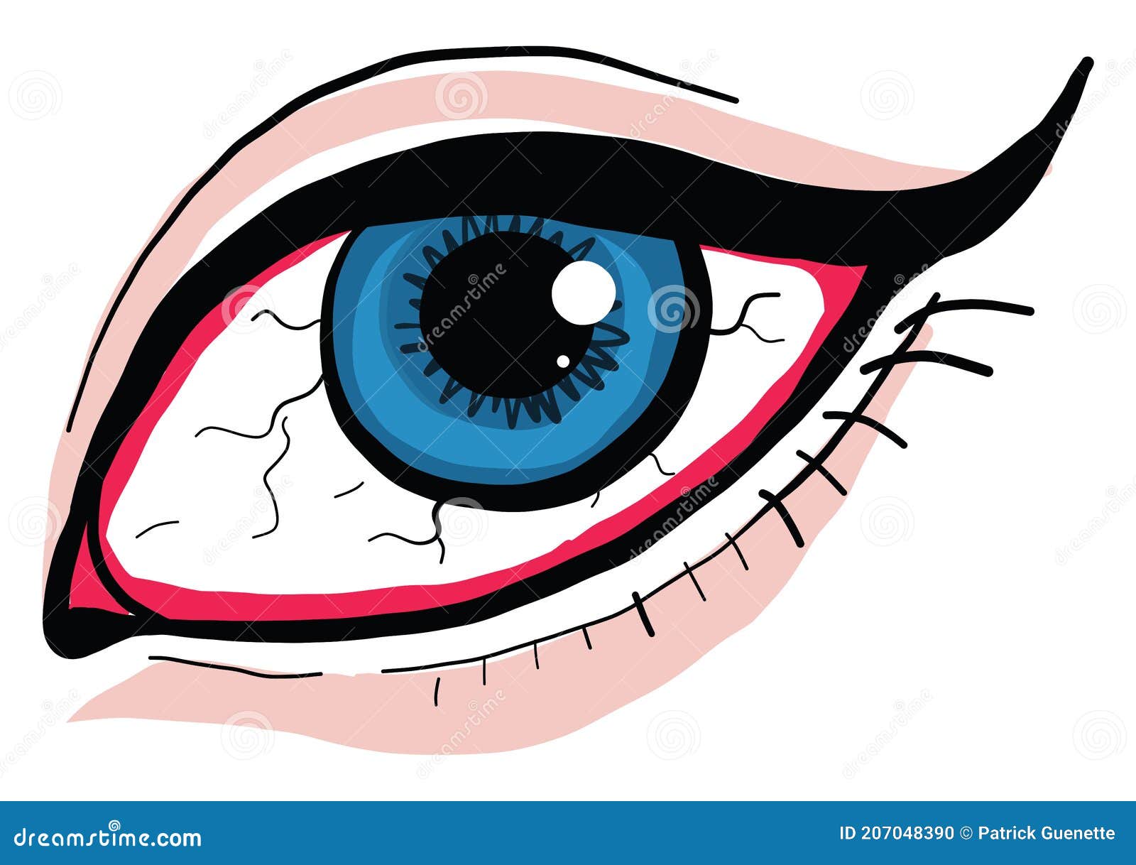 Blue Eyes, Illustration, Vector Stock Vector - Illustration of abstract ...
