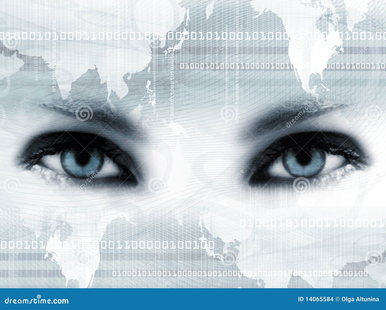 Blue eyes and map stock photo. Image of background, figure - 14065584