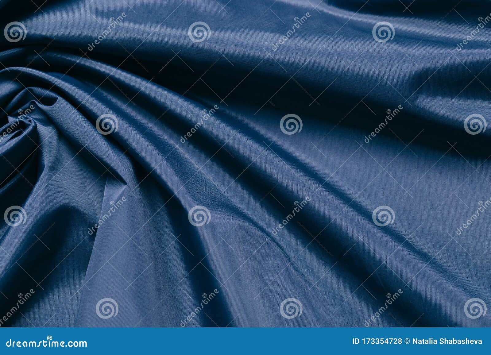 Blue Fabric Cloth Texture. Abstract Texture Background with Soft Waves ...