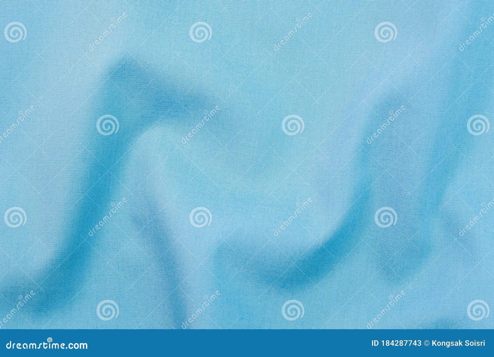 Blue Fabric Cotton Texture for Background Stock Image - Image of ...