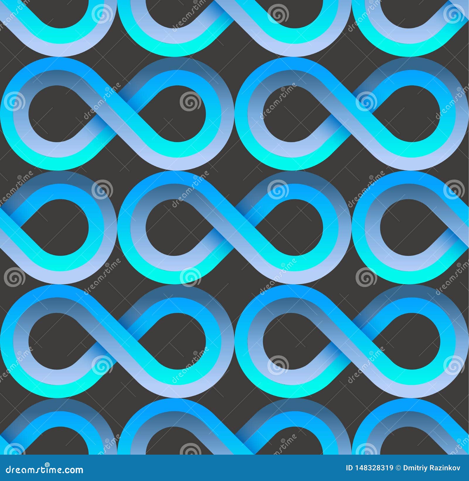 Blue Fabric Pattern,cool Tech Patterns Design. Retro Geometric Seamless ...