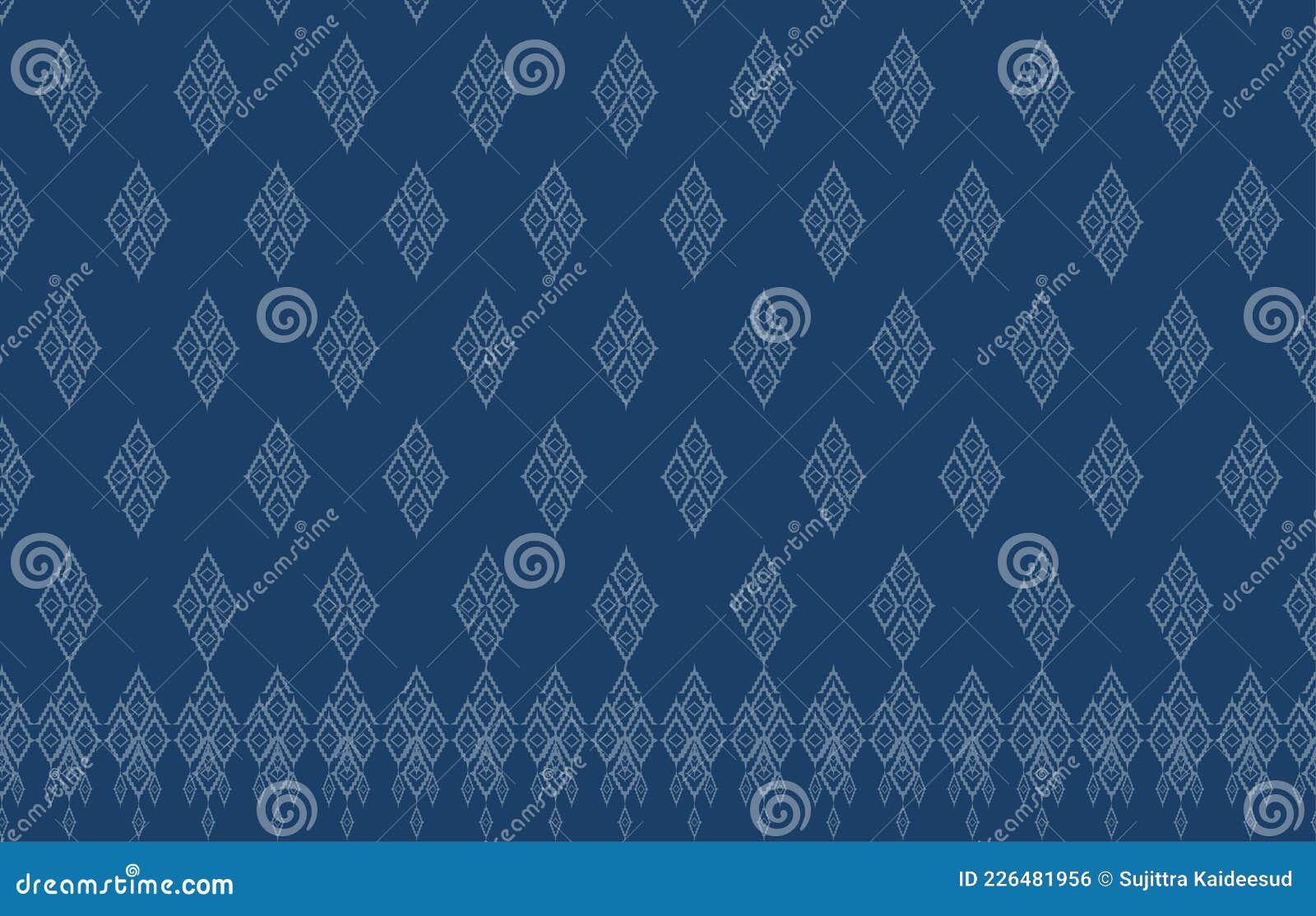 Blue Fabric Pattern Design Concept. Stock Vector - Illustration of ...
