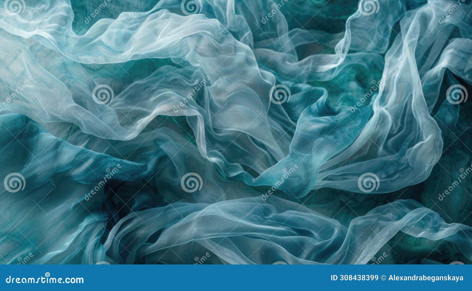Blue Fabric with Structured Lines and Waves Stock Illustration ...
