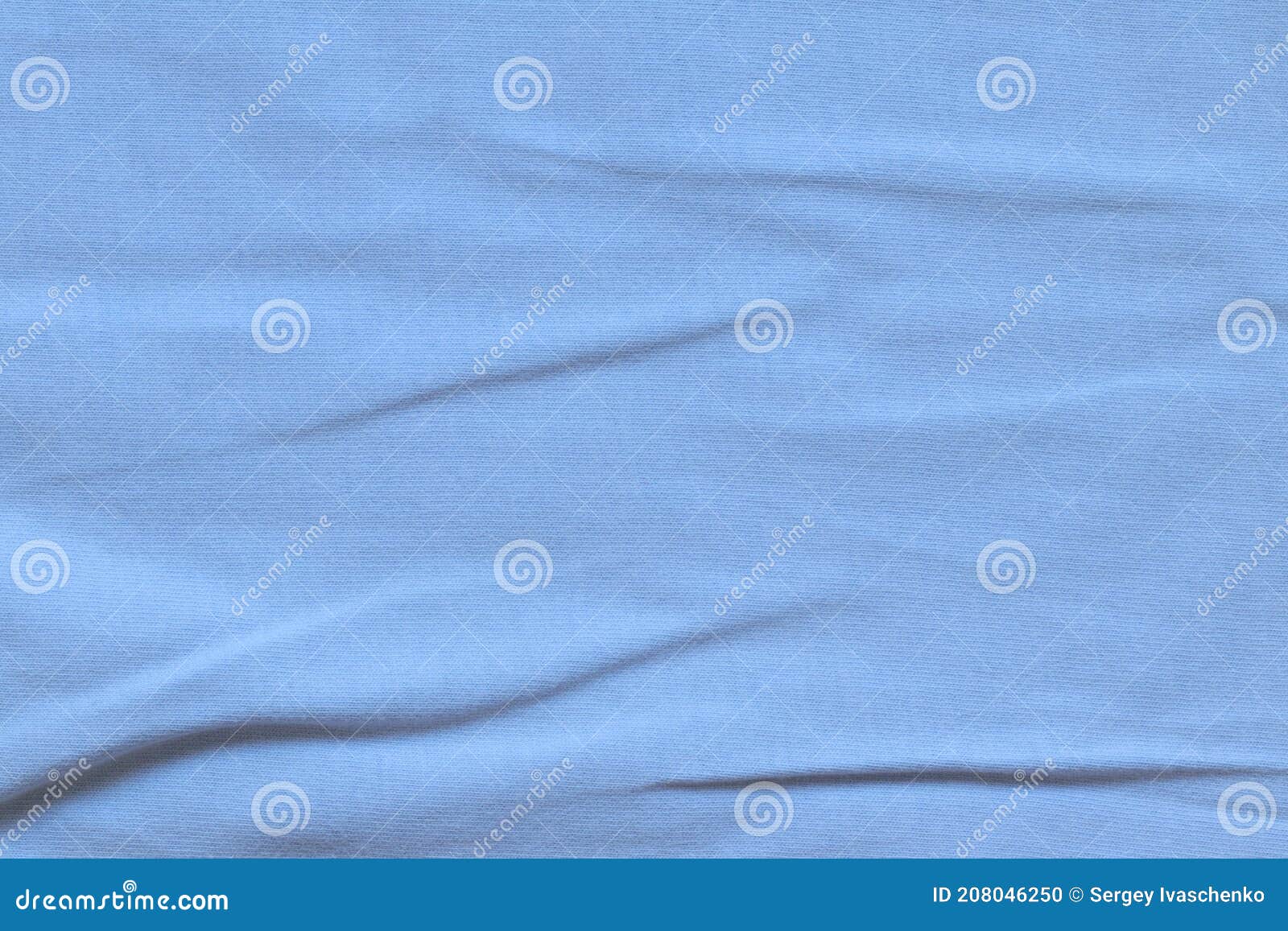 Blue fabric texture. stock photo. Image of textile, macro - 208046250
