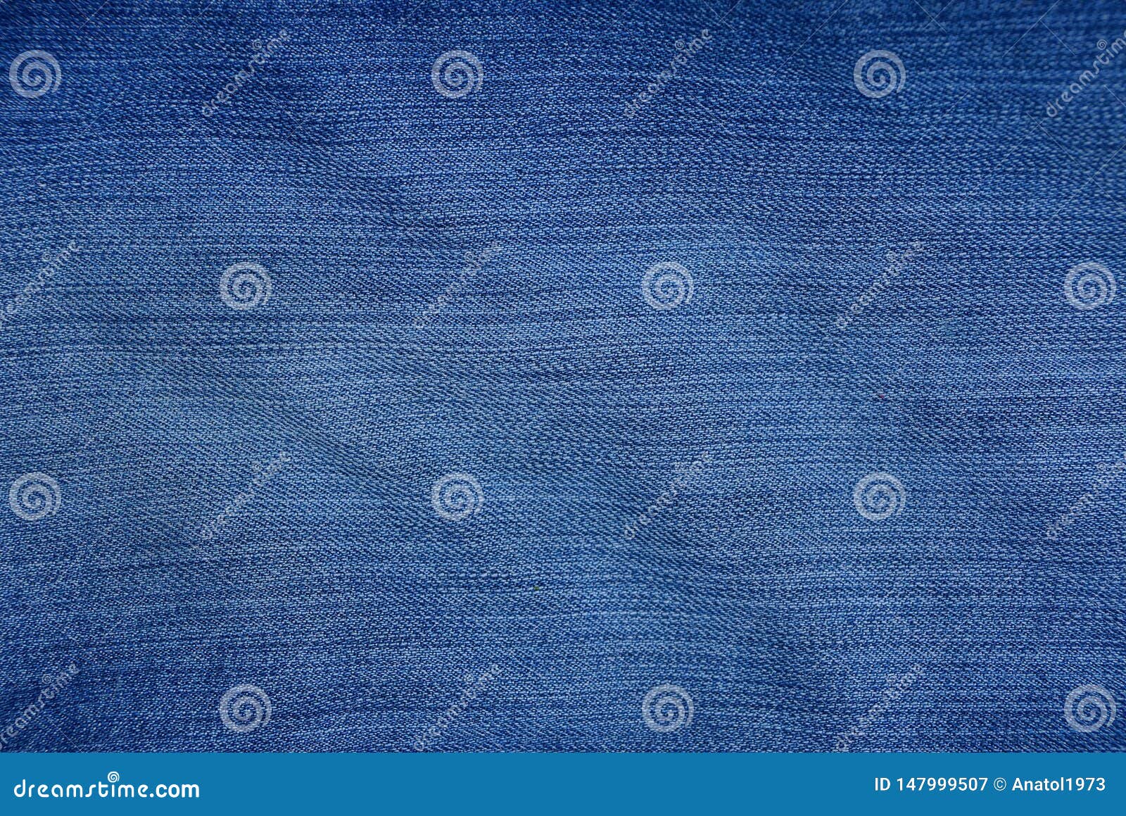 Blue Fabric Texture of Mashed and Shabby Denim Stock Image - Image of ...
