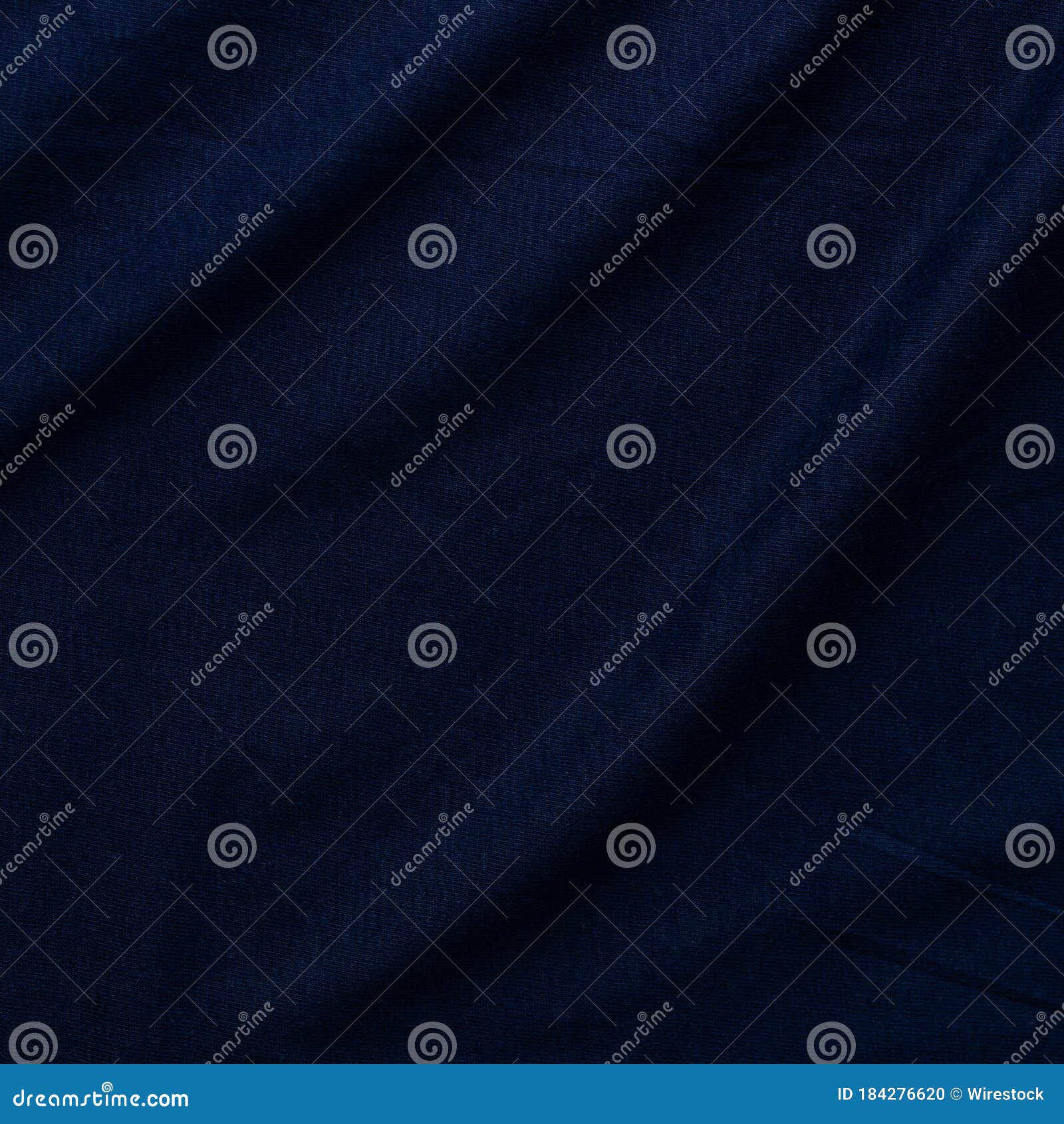 Blue Fabric Waves Background Texture - Close Up of a Textile Background ...