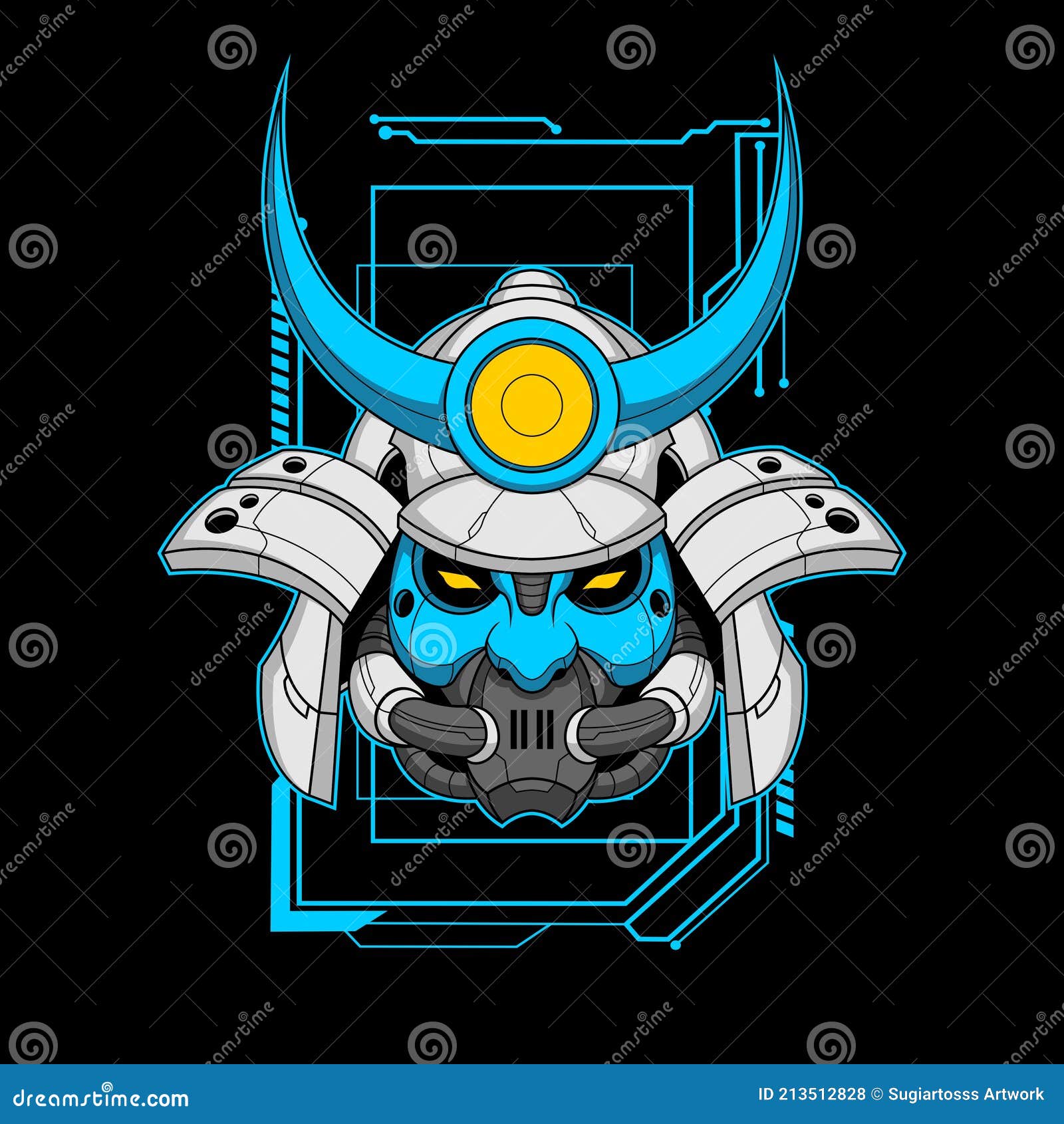 Mecha Samurai Stock Illustrations – 195 Mecha Samurai Stock ...