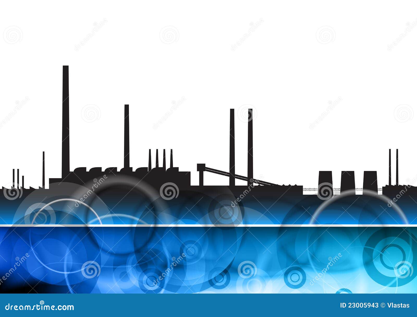Blue factory stock illustration. Illustration of factory - 23005943