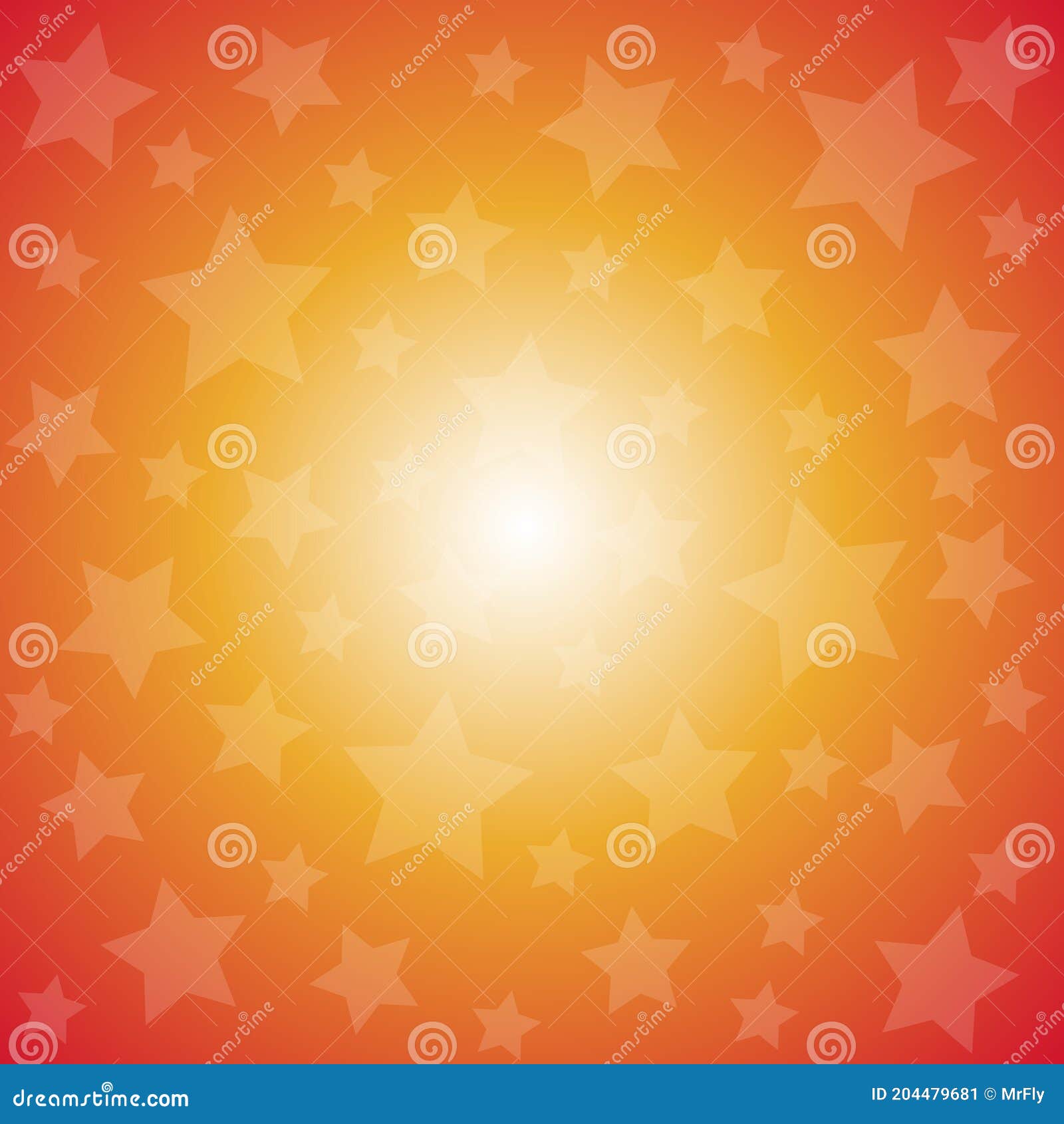 Bright Fading Background With Stars, Vector Illustration Stock Vector ...