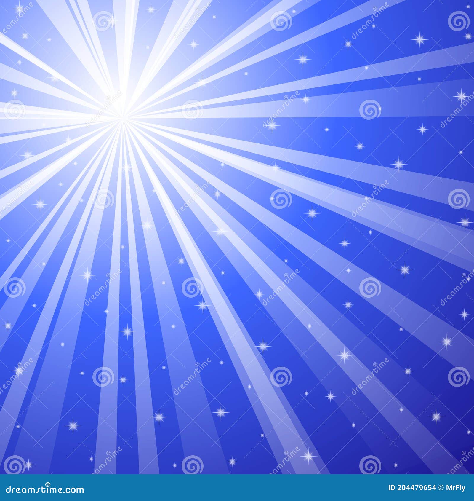 Dark Fading Background with Stars, Vector Illustration Stock Vector ...