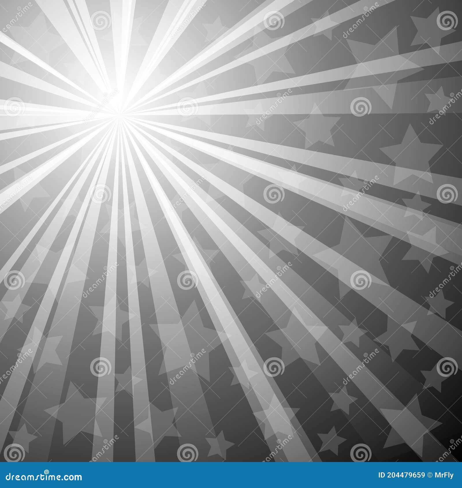 Dark Fading Background with Stars, Vector Illustration Stock Vector ...