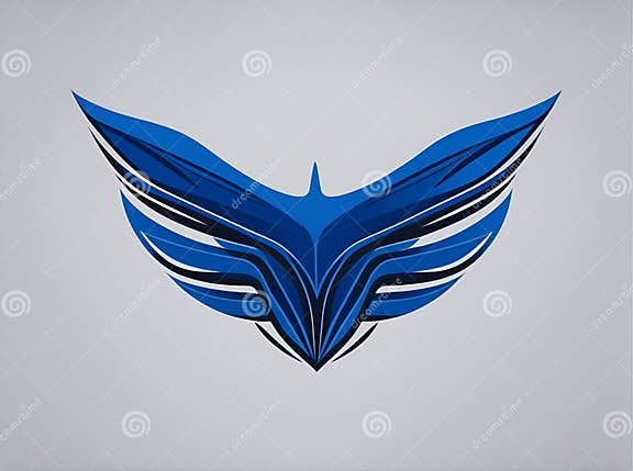 Blue Falcon Logo: Dynamic Vector Graphic for Elite Sport and E-Sport ...