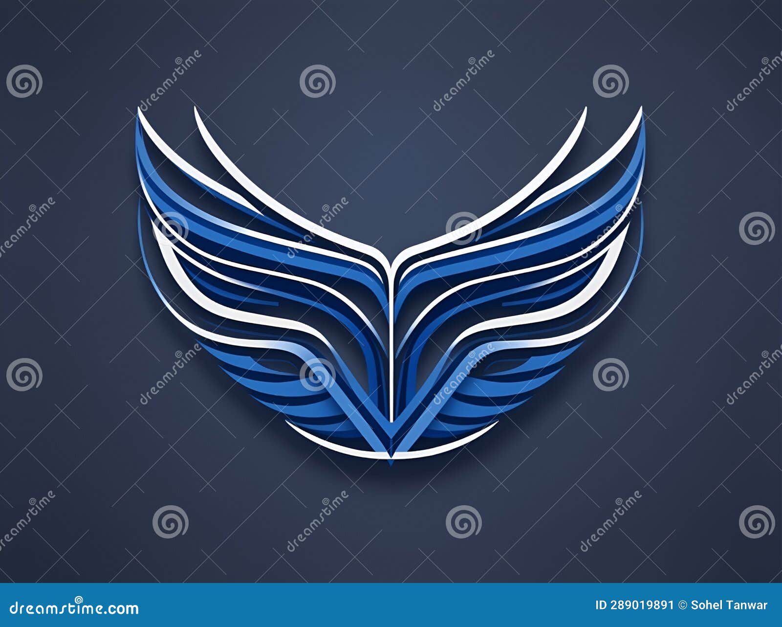 Blue Falcon Logo: Dynamic Vector Graphic for Elite Sport and E-Sport ...