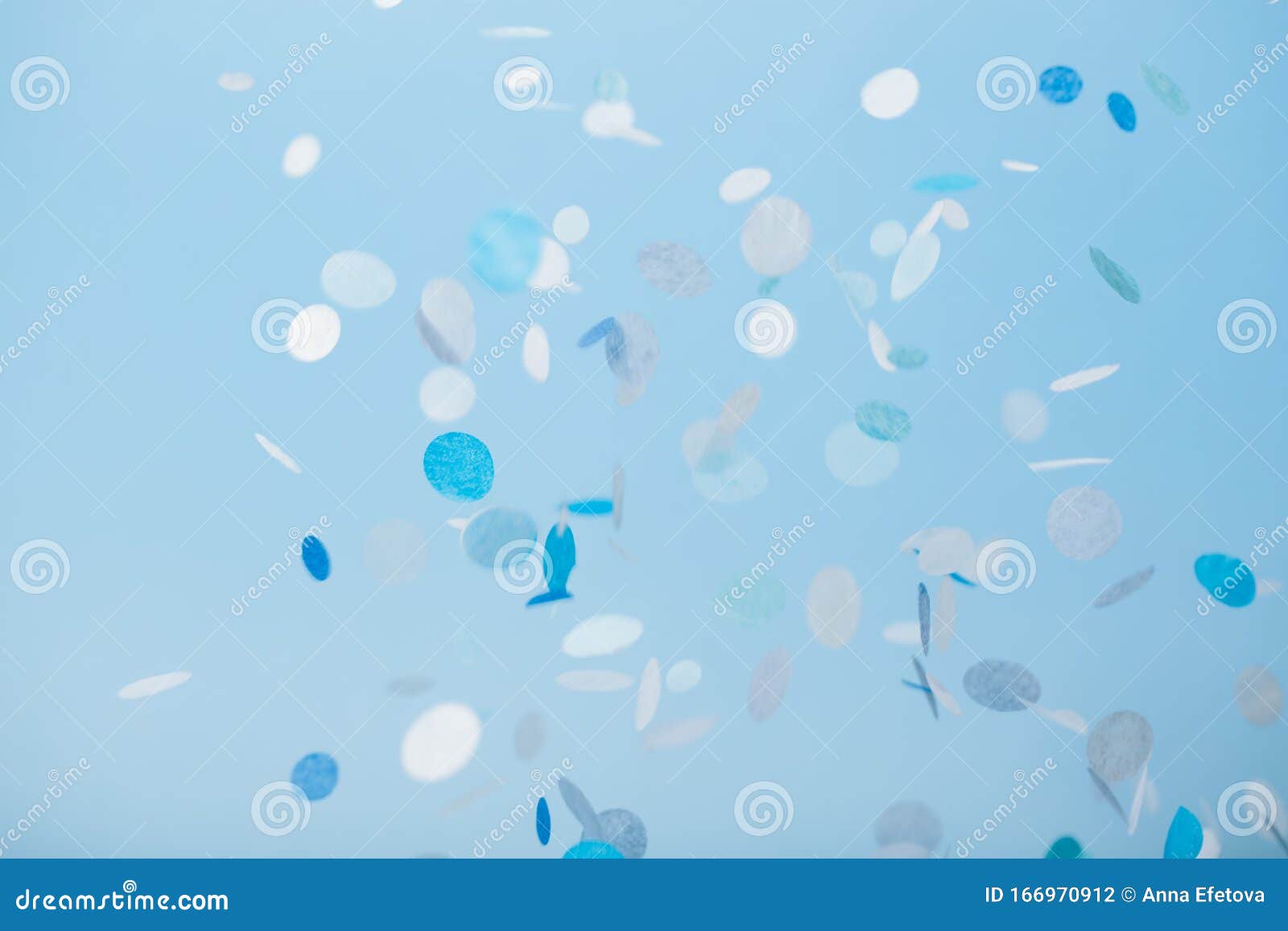 Blue falling confetti stock photo. Image of confetti - 166970912