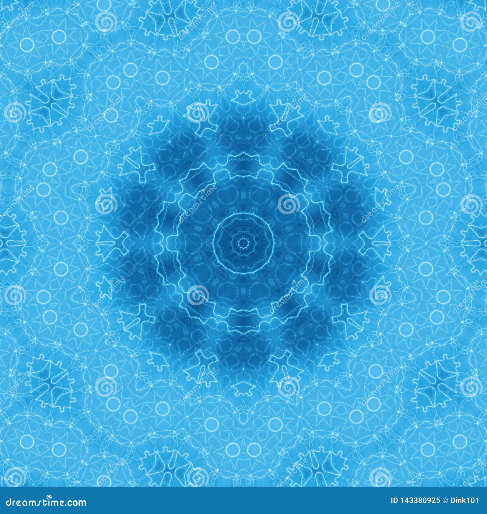 Blue fantasy background stock illustration. Illustration of circular ...