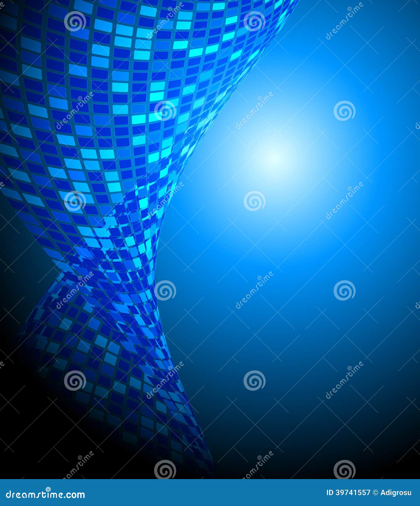 Blue fantasy background stock vector. Illustration of backdrop - 39741557