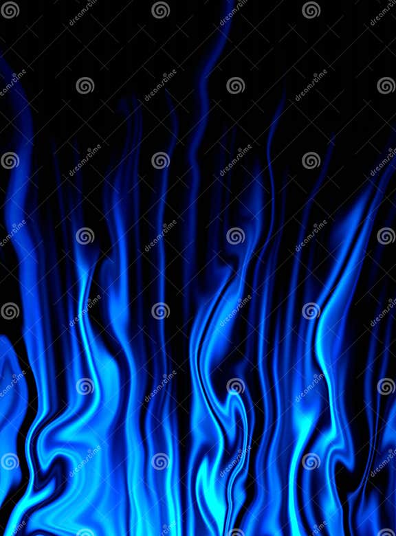 Blue fantasy flame stock illustration. Illustration of fantasy - 1037005