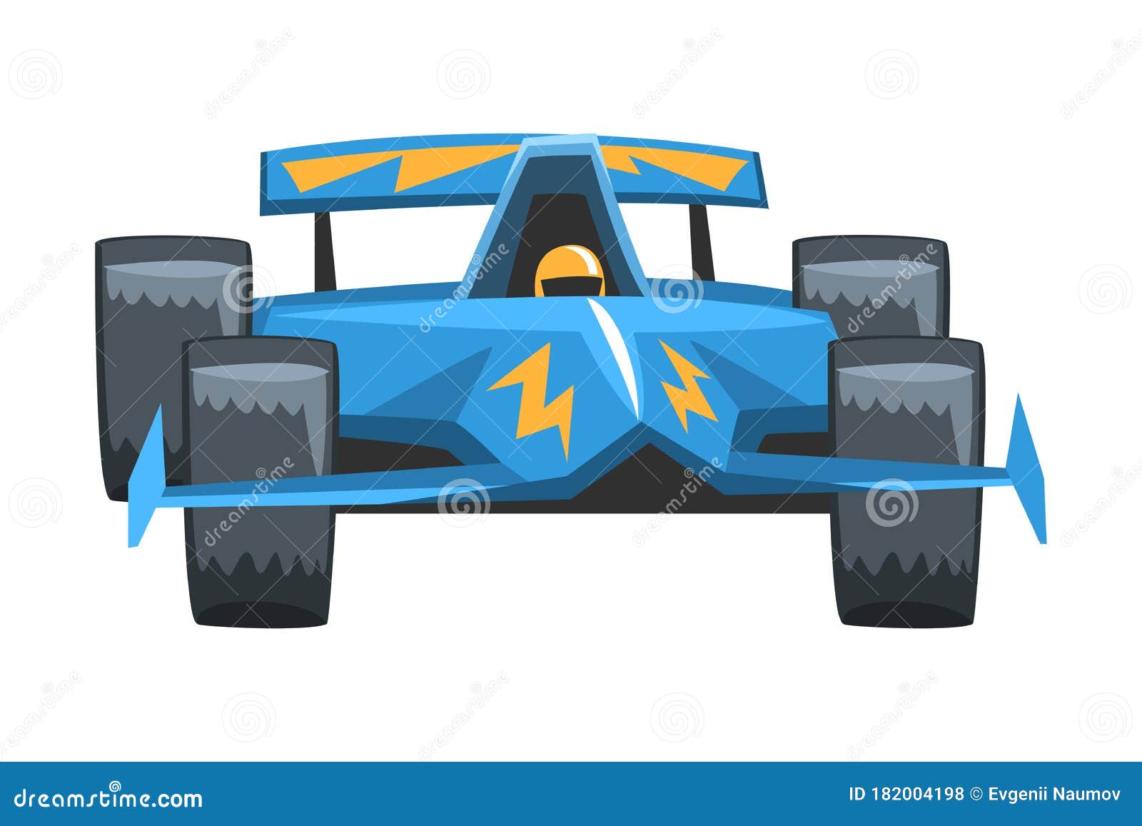 Blue Race Car Clipart