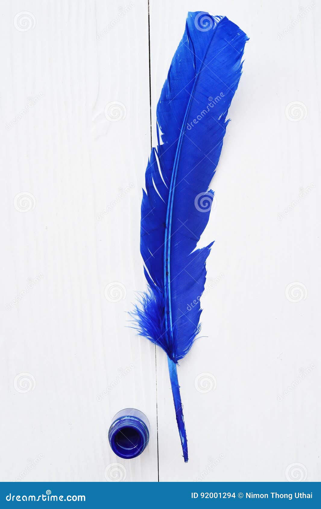 Blue feather and ink stock photo. Image of texture, abstract - 92001294