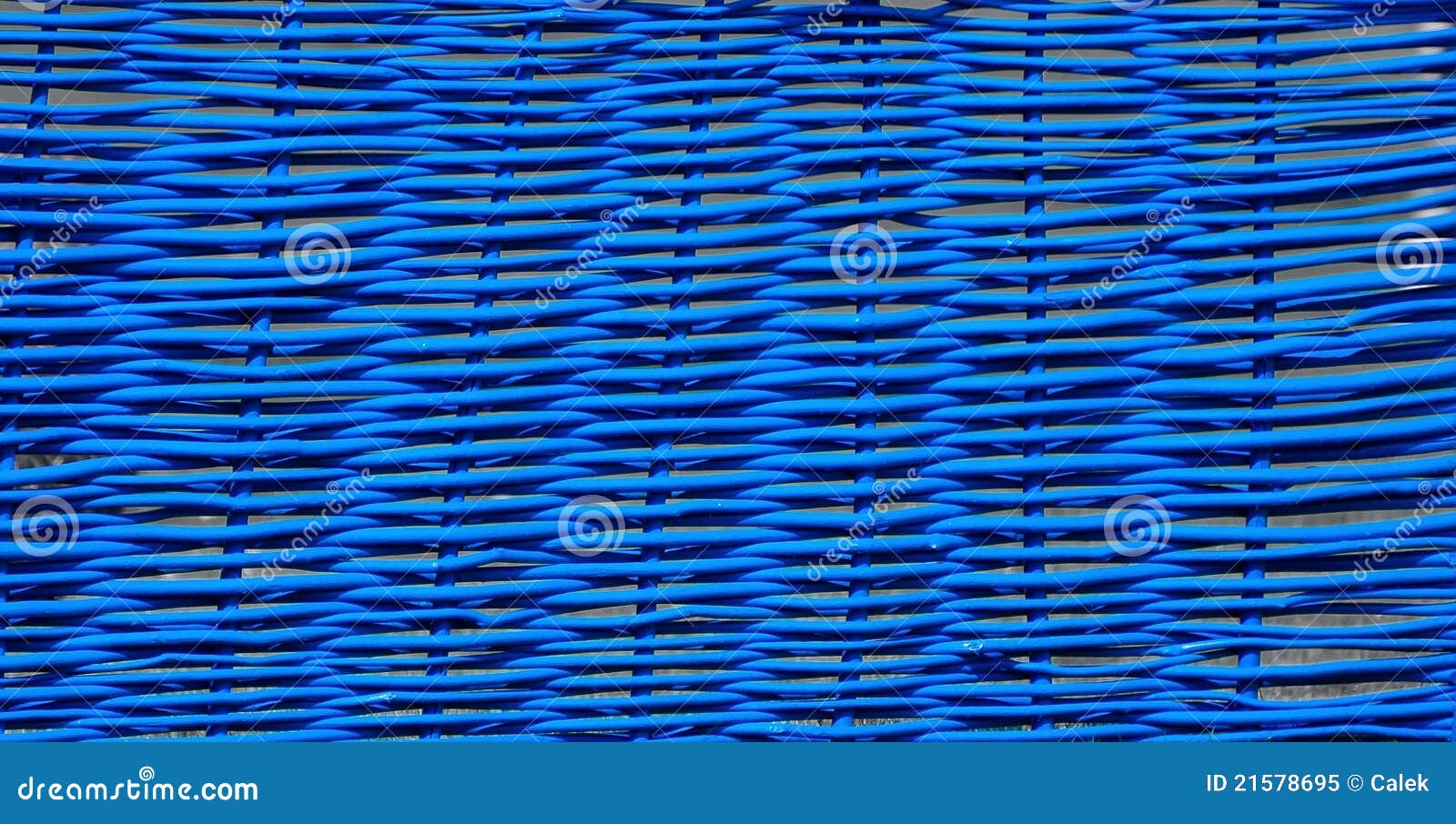 Blue fence stock image. Image of knitted, bamboo, fence - 21578695