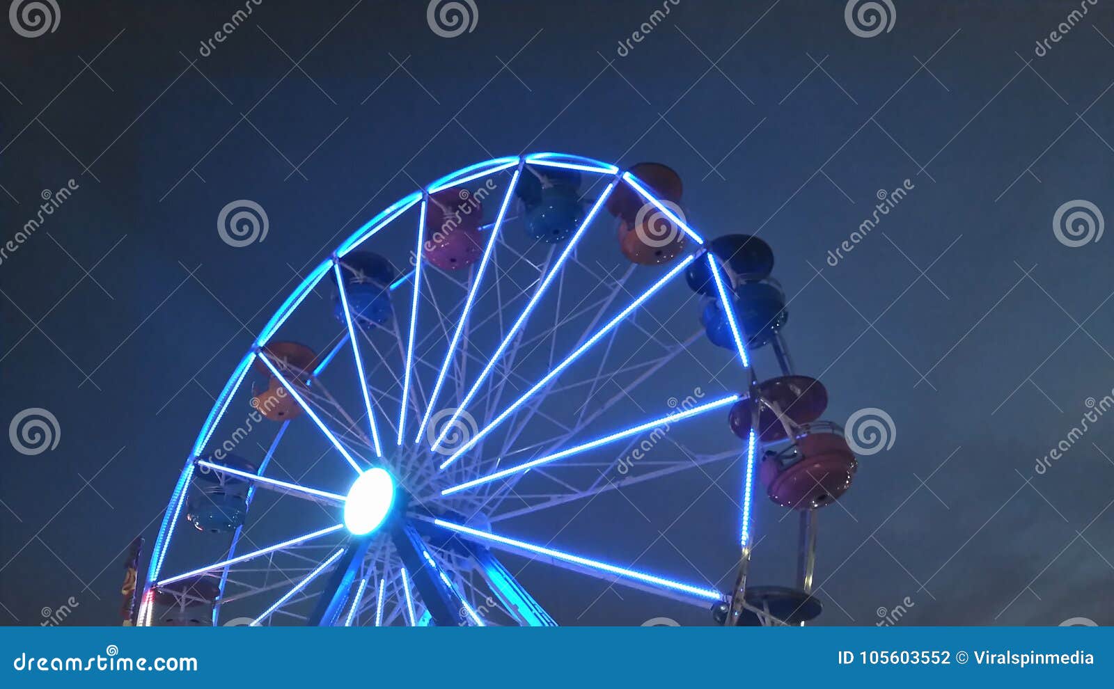 Blue Ferris Wheel Stock Photo | CartoonDealer.com #105603552