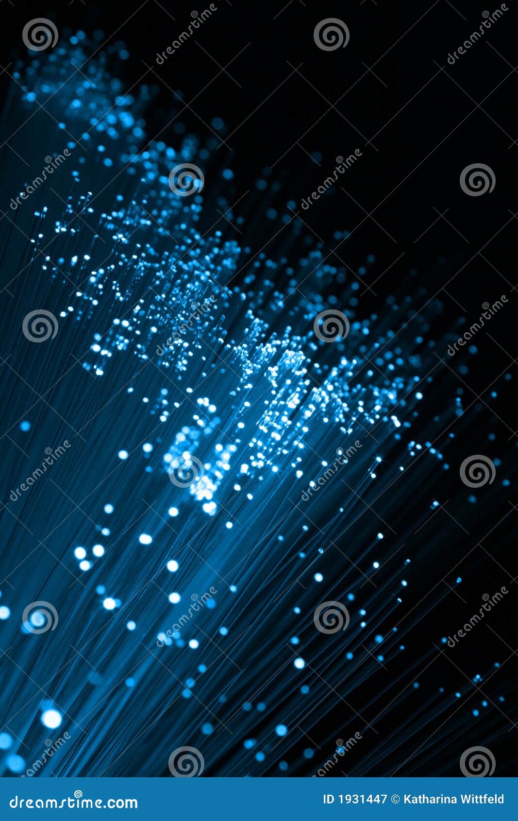 Blue Fiber II stock image. Image of networking, technologies - 1931447