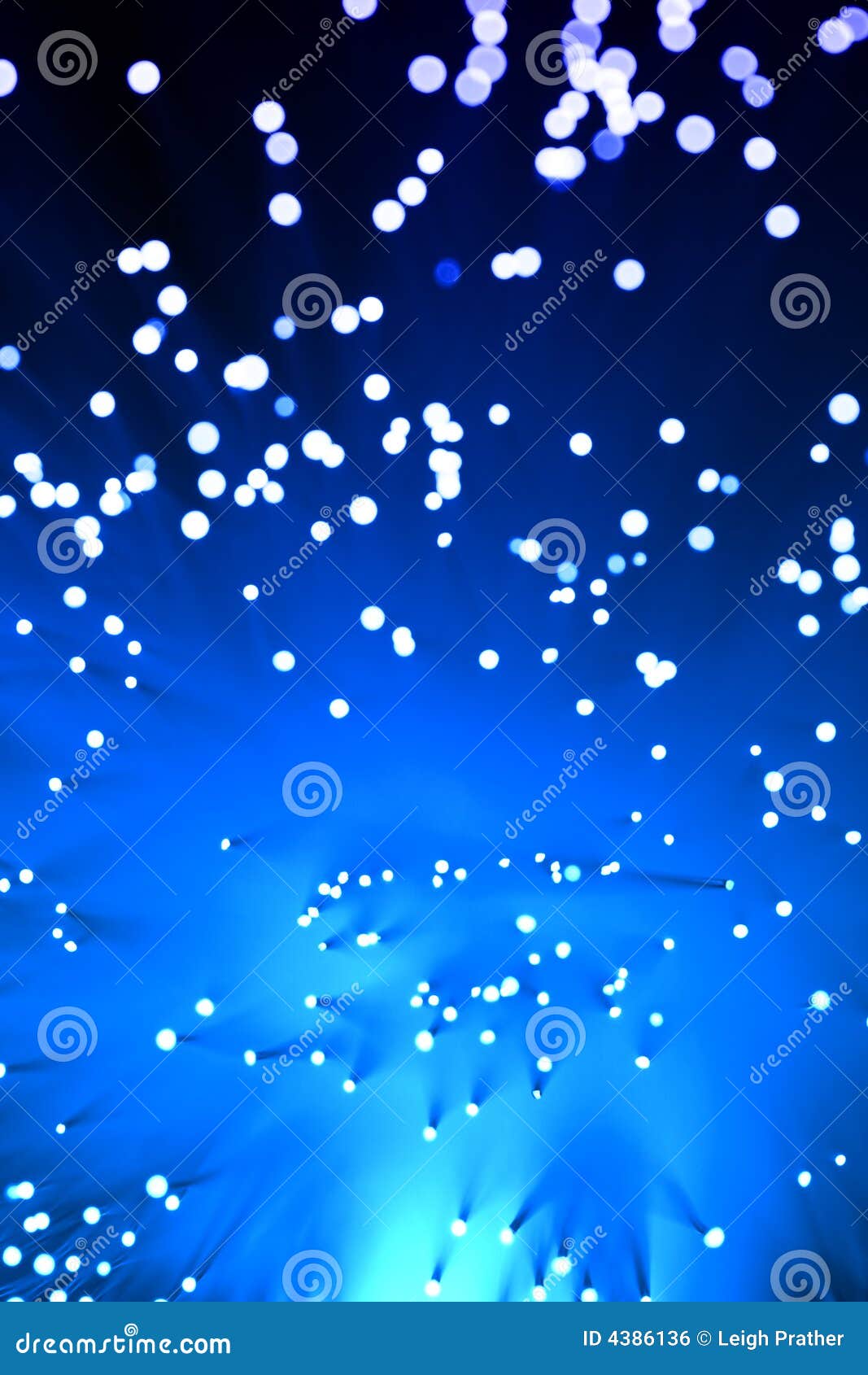 Blue Fiber Optic Background Stock Illustration - Illustration of future ...