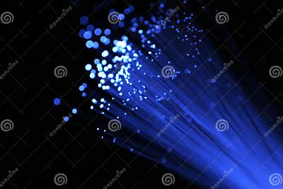 Blue Fiber Optic Cable stock photo. Image of telecommunication - 984958