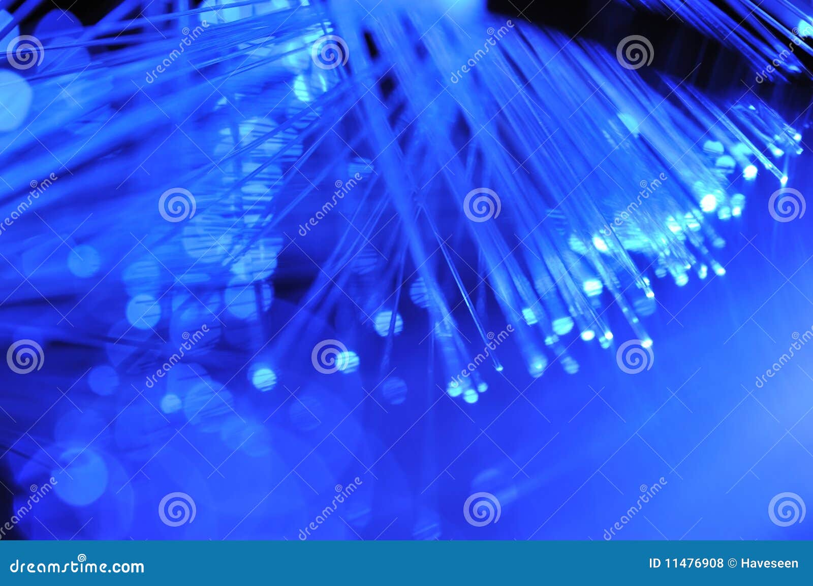 Blue fiber optics stock photo. Image of connection, fiber - 11476908