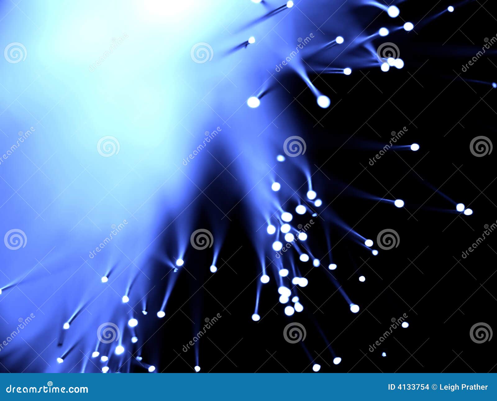 Blue fiber optics stock photo. Image of data, backdrop - 4133754
