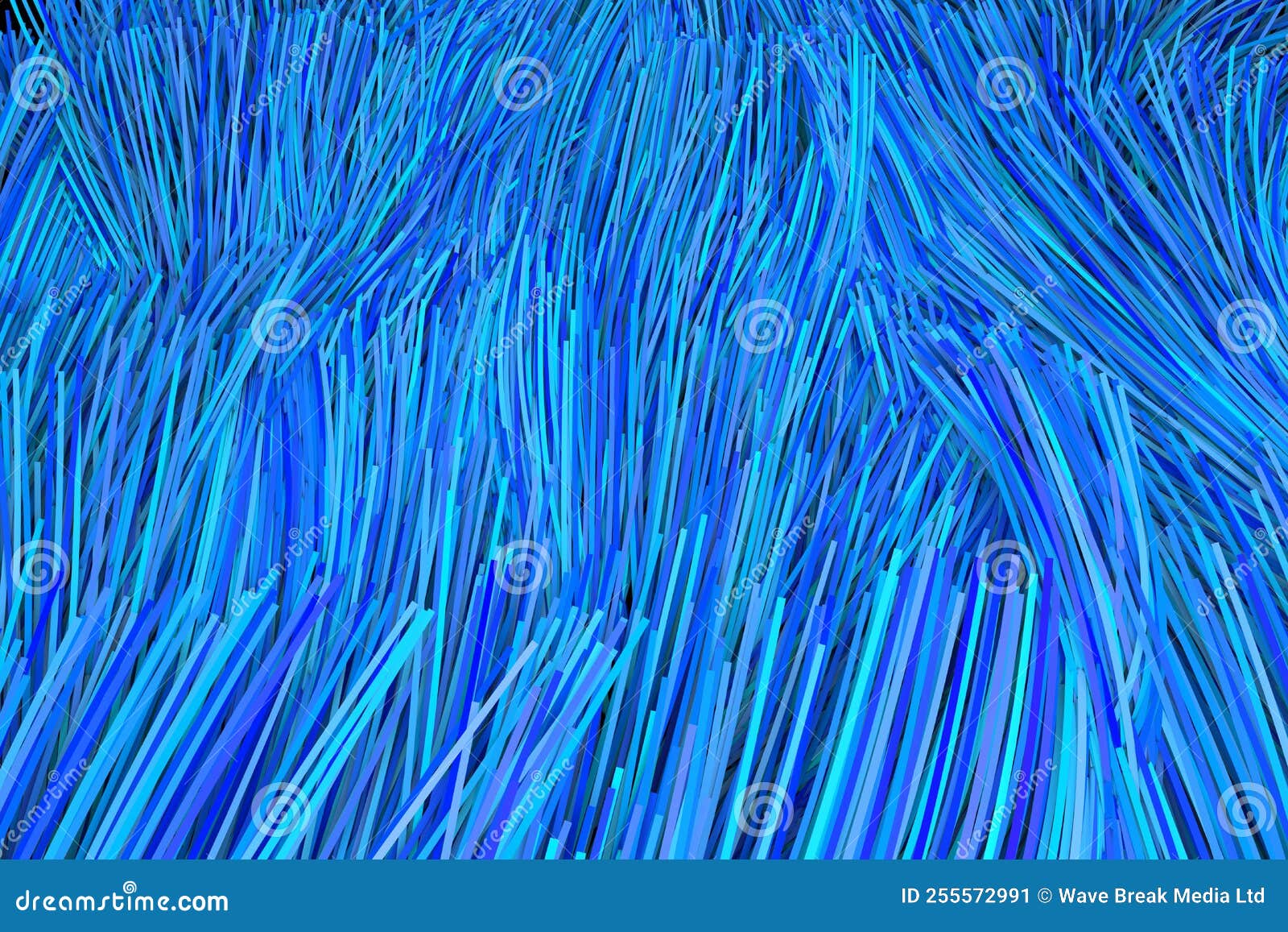 Blue fiber optics stock illustration. Illustration of abstract - 255572991