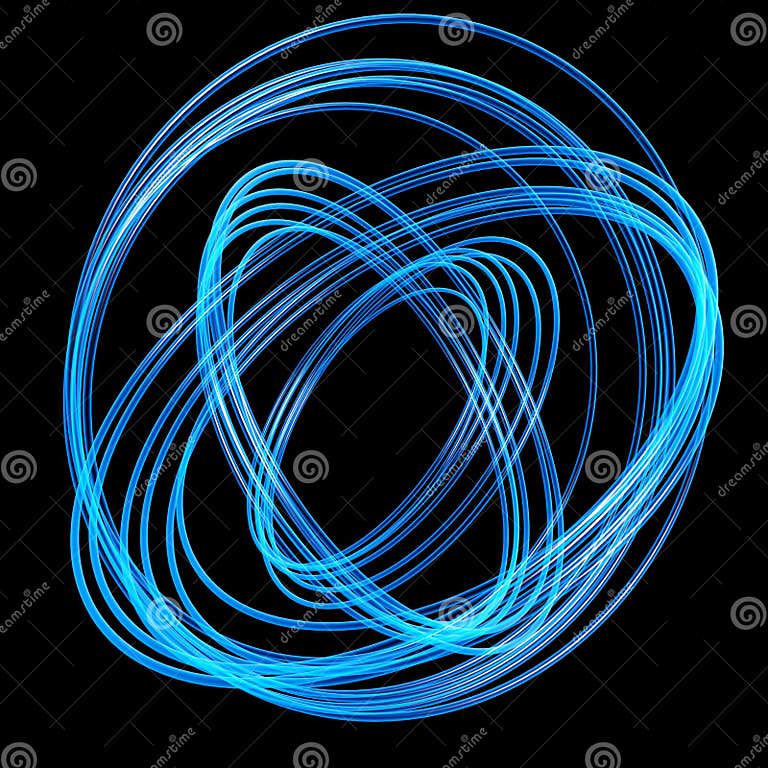 Blue fibers stock illustration. Illustration of isolated - 5680535