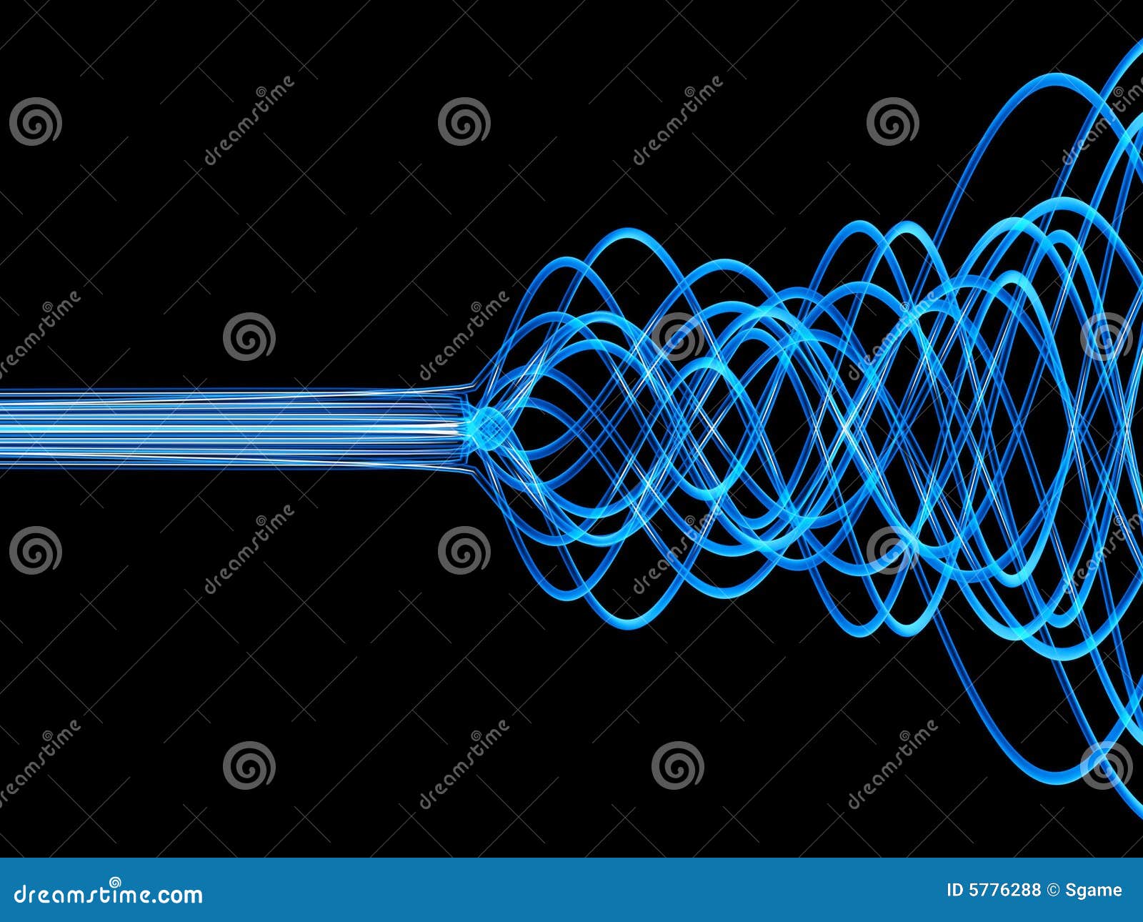 Blue Fibers Stock Image | CartoonDealer.com #5680465