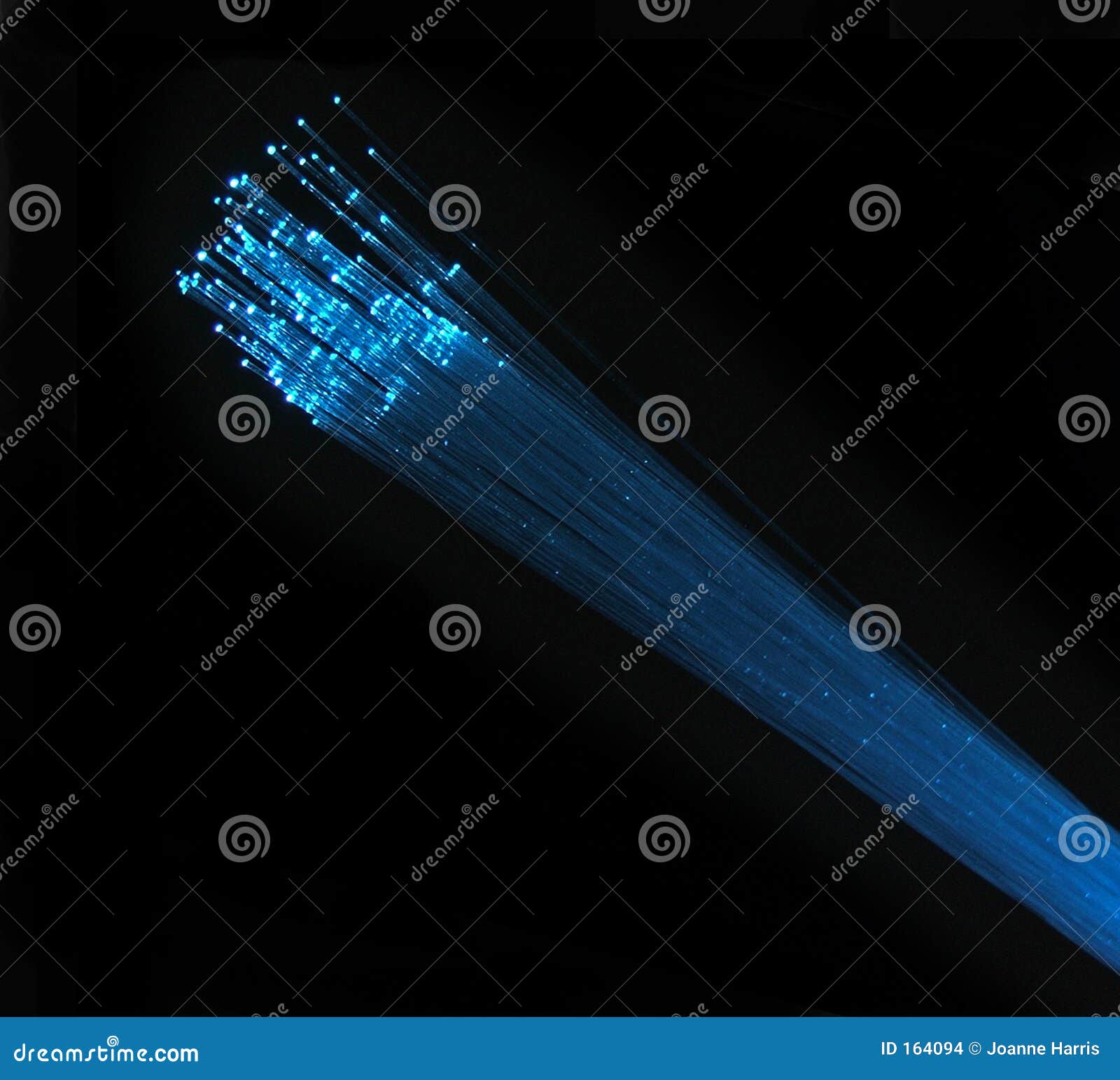 Blue Fibre Optic CablesFibre Optics Stock Photo - Image of transfer ...