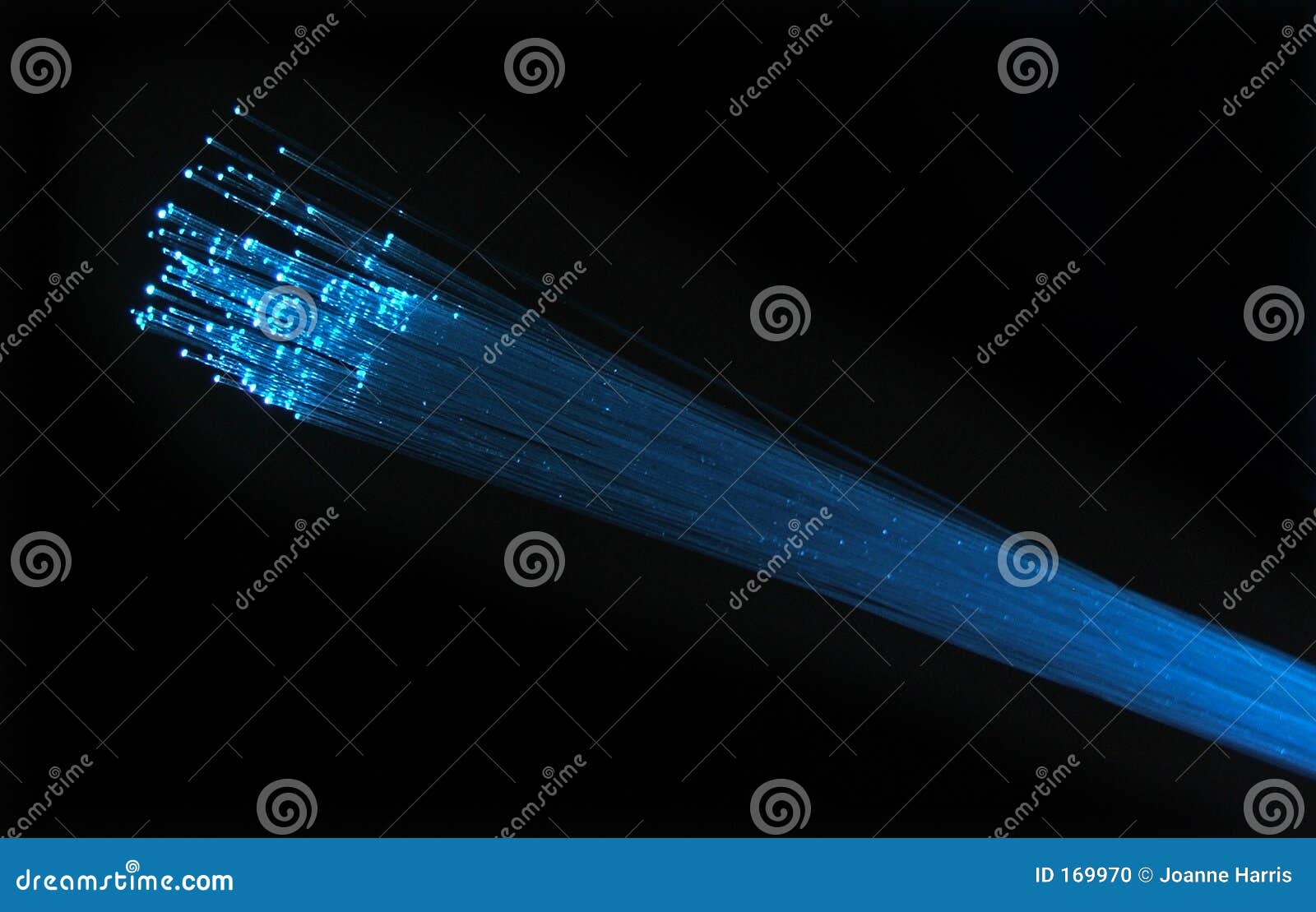 Blue Fibre Optics stock photo. Image of line, illuminate - 169970