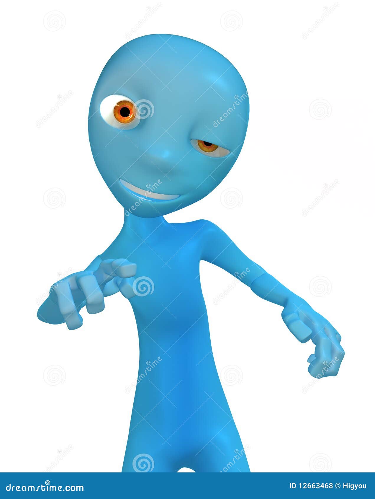 Blue Figure stock illustration. Illustration of vertical - 12663468