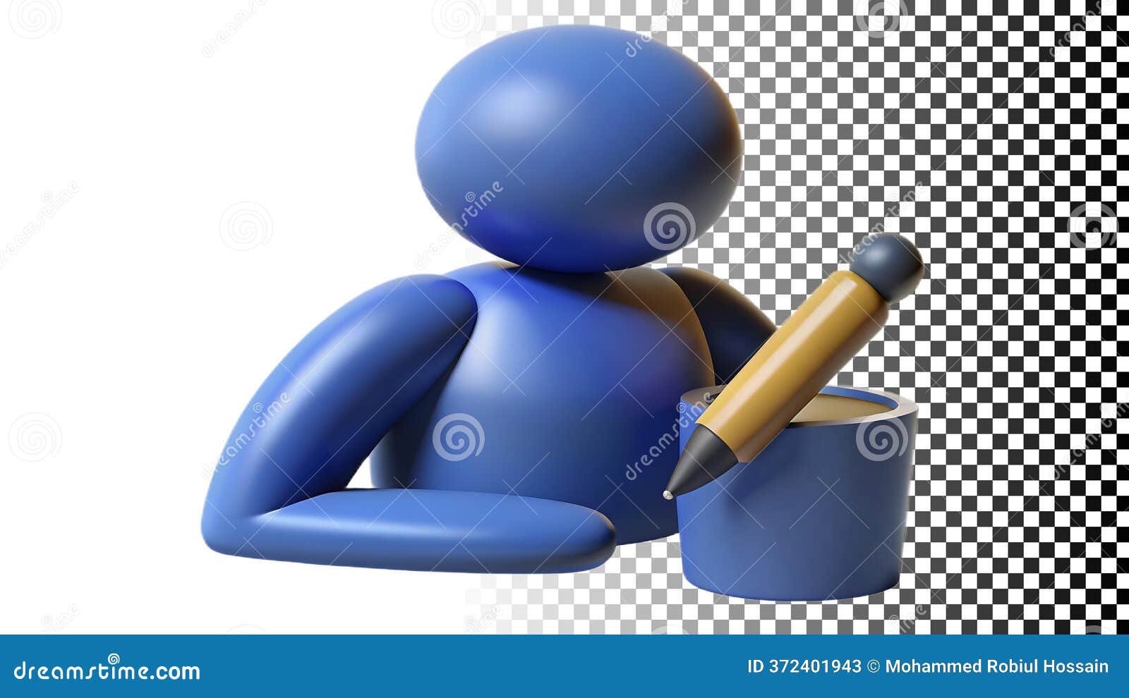 Figure, Man Signing, Writing With Classical Pen Royalty-Free ...