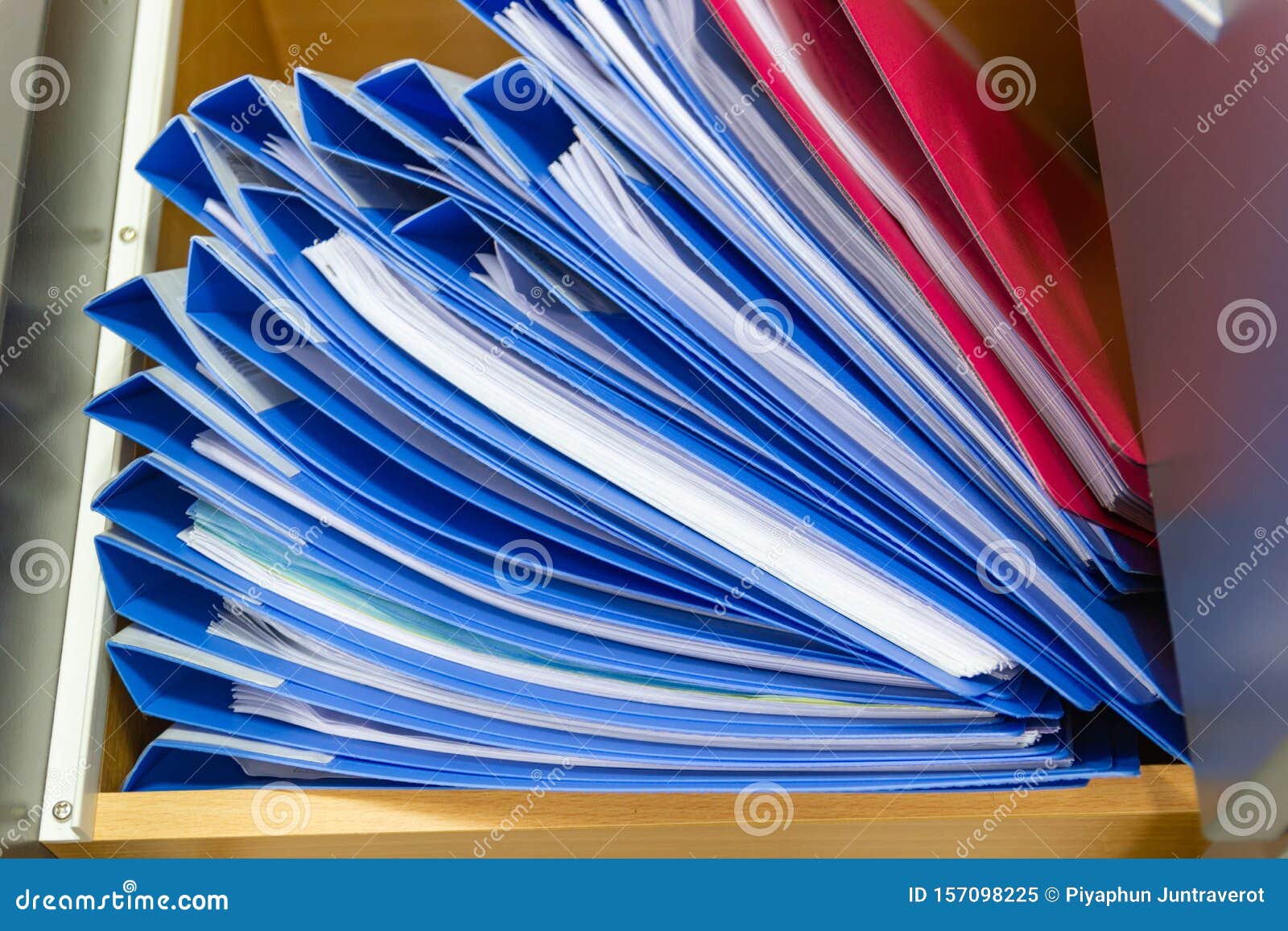 Blue File Folder Documents in a File Cabinet Retention Stock Image ... Blue File Folder Documents in a File Cabinet Retention Stock Image ...