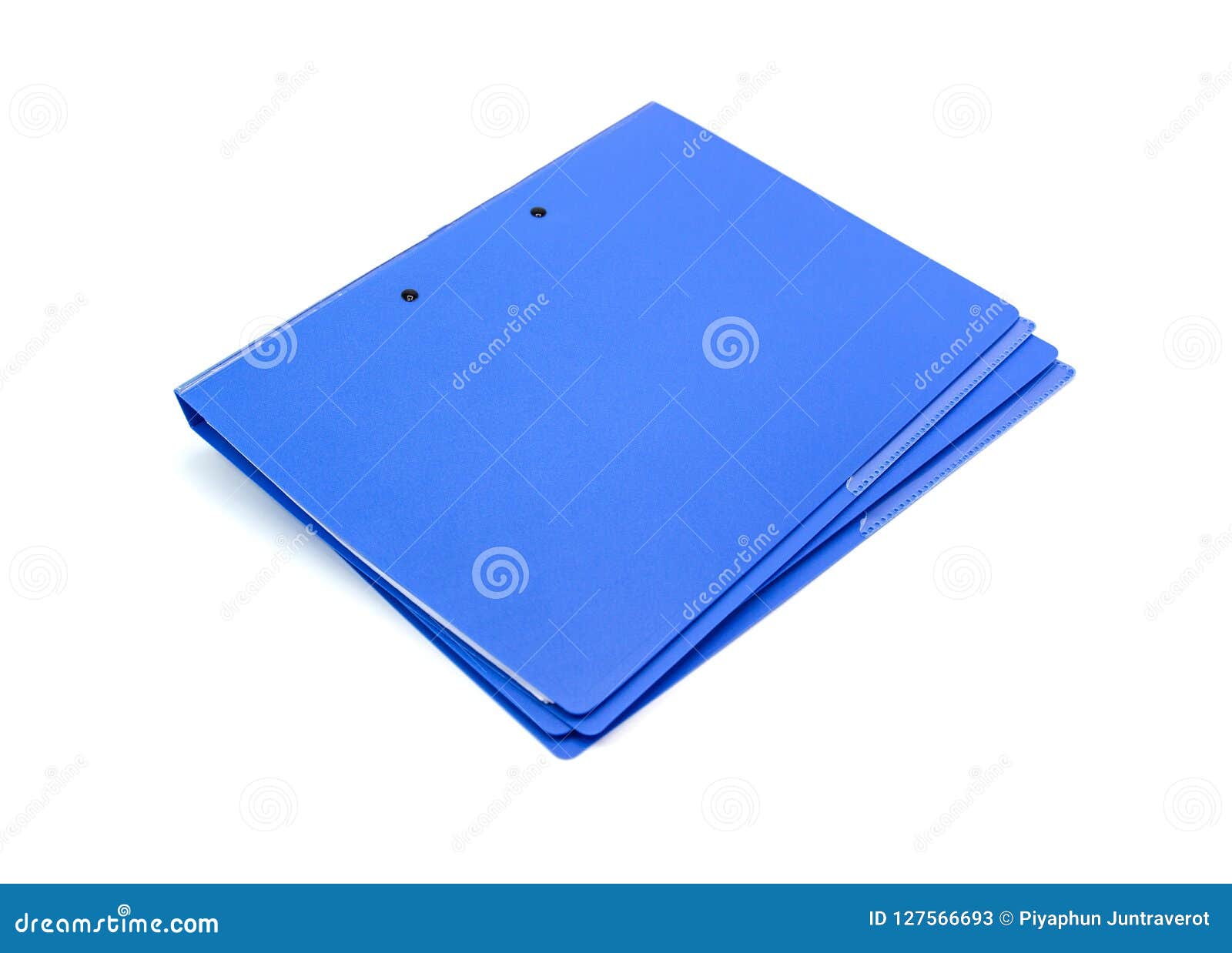 Blue File Folder with Documents and Documents Stock Image - Image of ...
