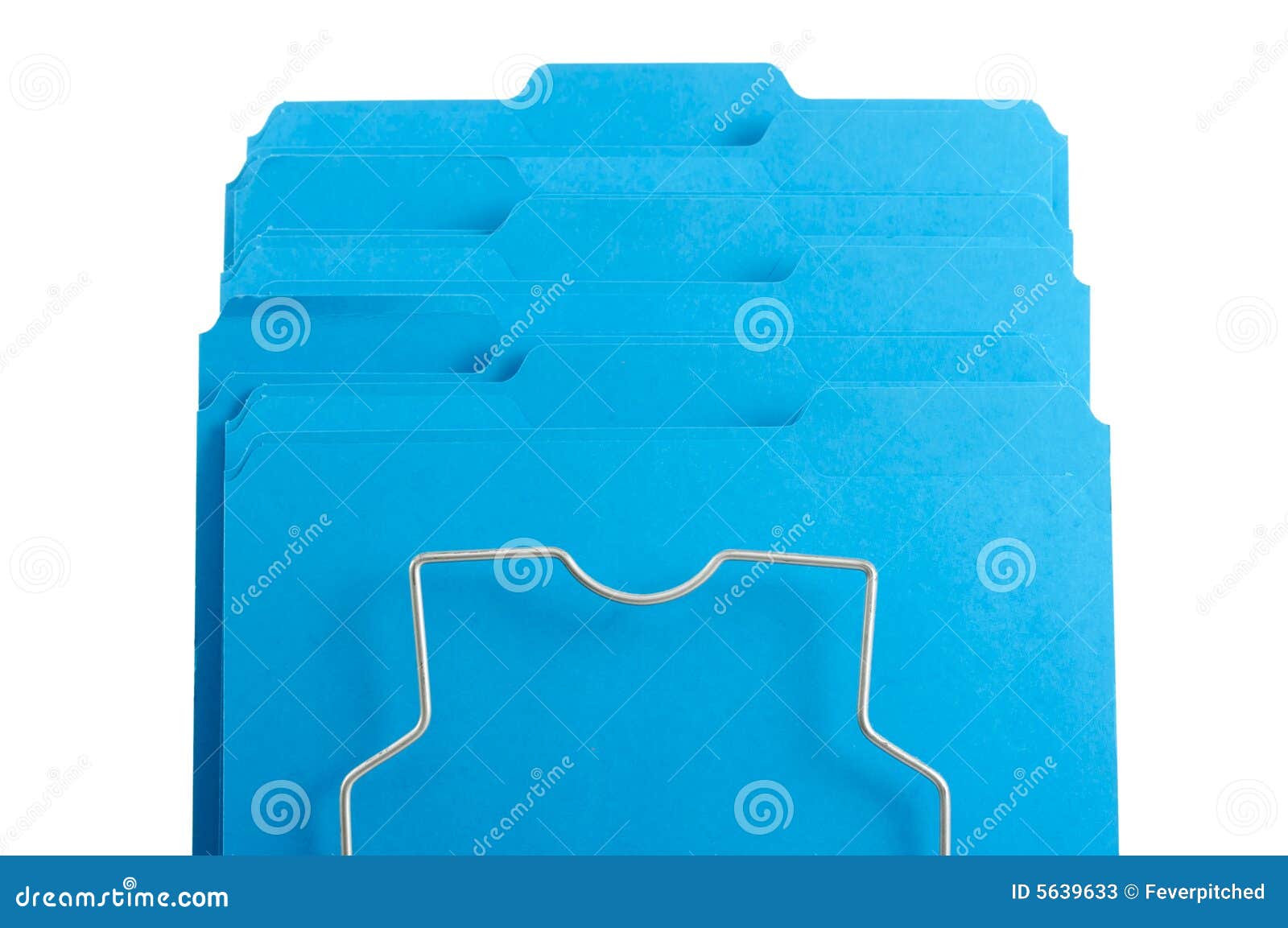 Blue File Folders in Rack. stock image. Image of organizing - 5639633
